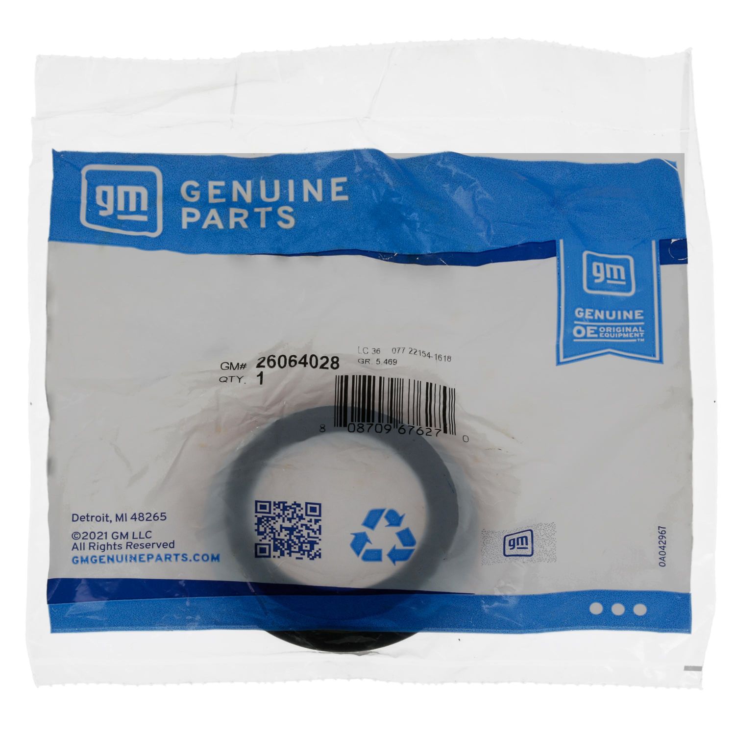 GM Genuine Parts Differential Pinion Seal 26064028