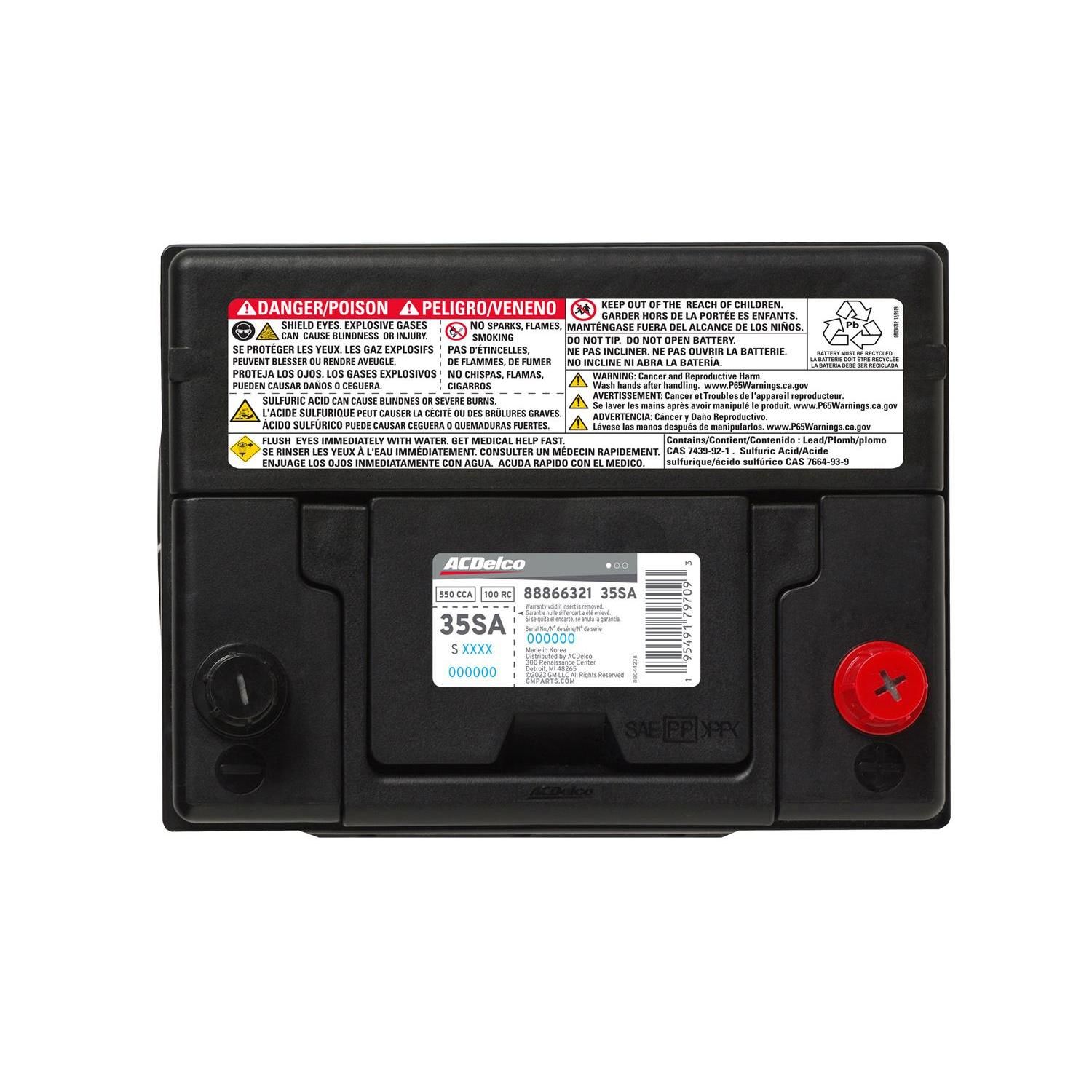 ACDelco Silver Battery 35 550 35SA