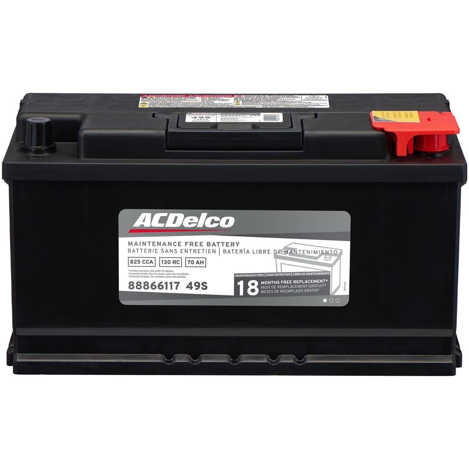 ACDelco Advantage Battery 49S Group Size 49 825 CCA