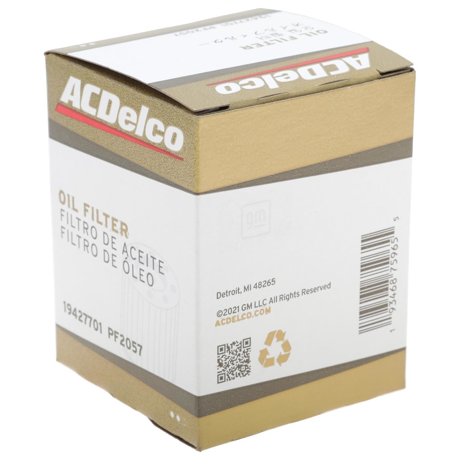 ACDelco Gold Canister Engine Oil Filter PF2057