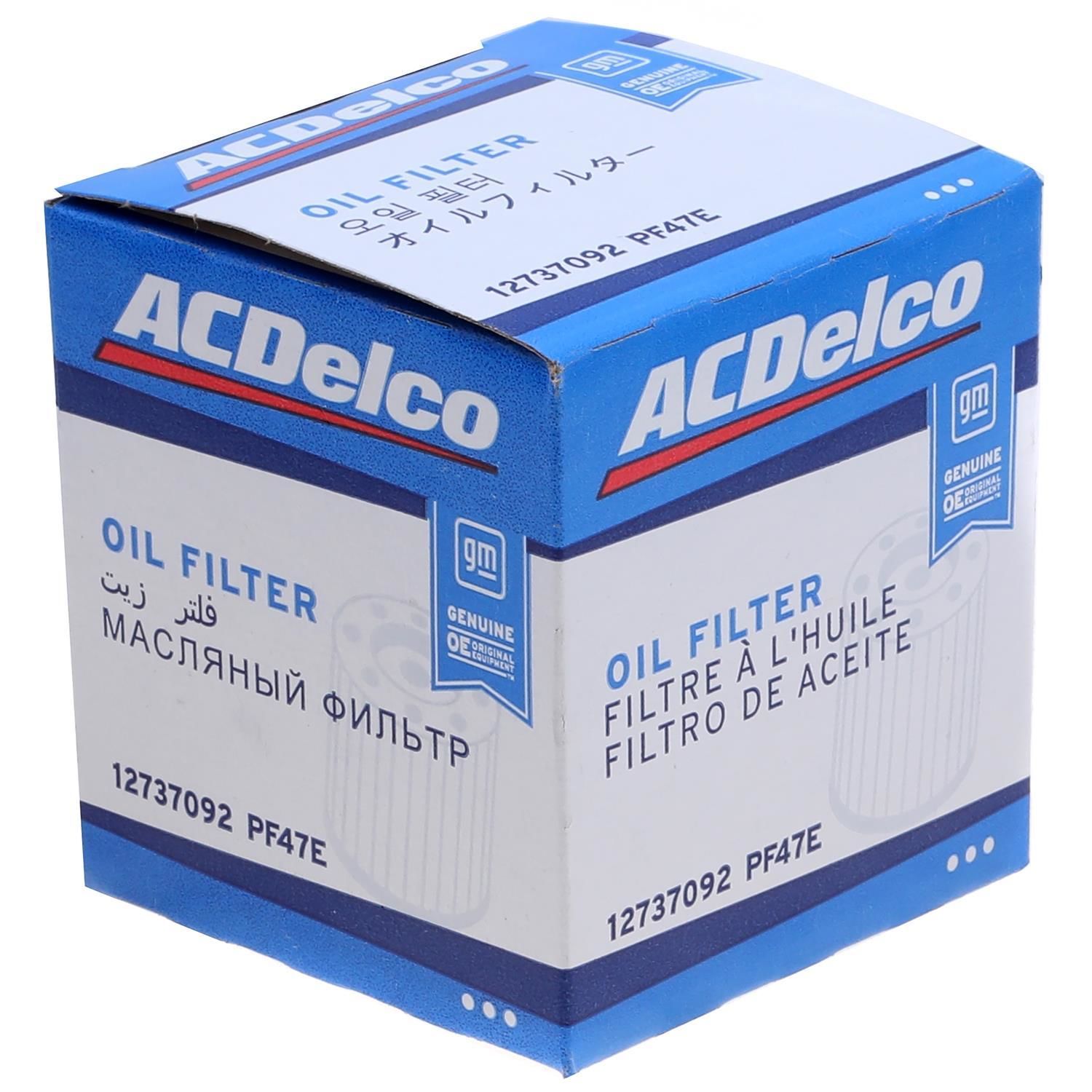 ACDelco GM Original Equipment Spin On Engine Oil Filter PF47E