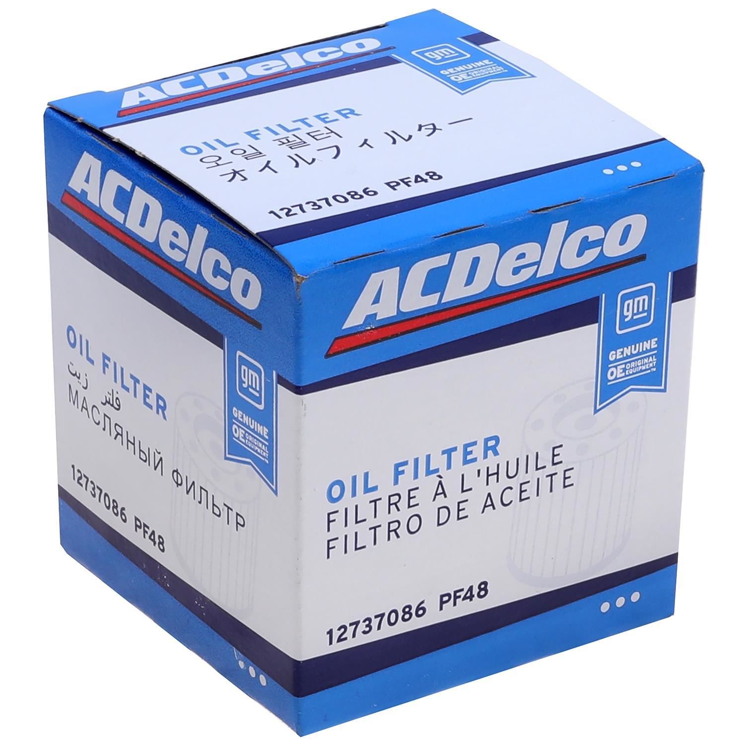 ACDelco GM Original Equipment Replacement Oil Filter PF48