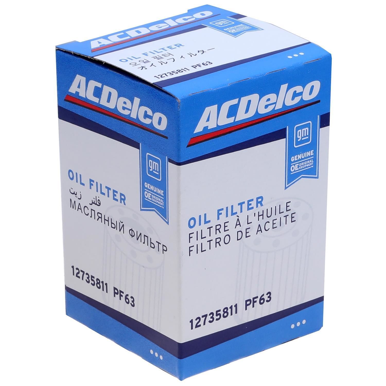 ACDelco GM Original Equipment Canister Engine Oil Filter PF63