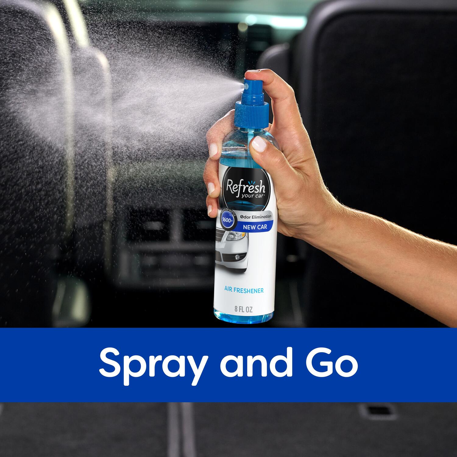 Refresh Your Car New Car Scent Spray Air Freshener 8oz