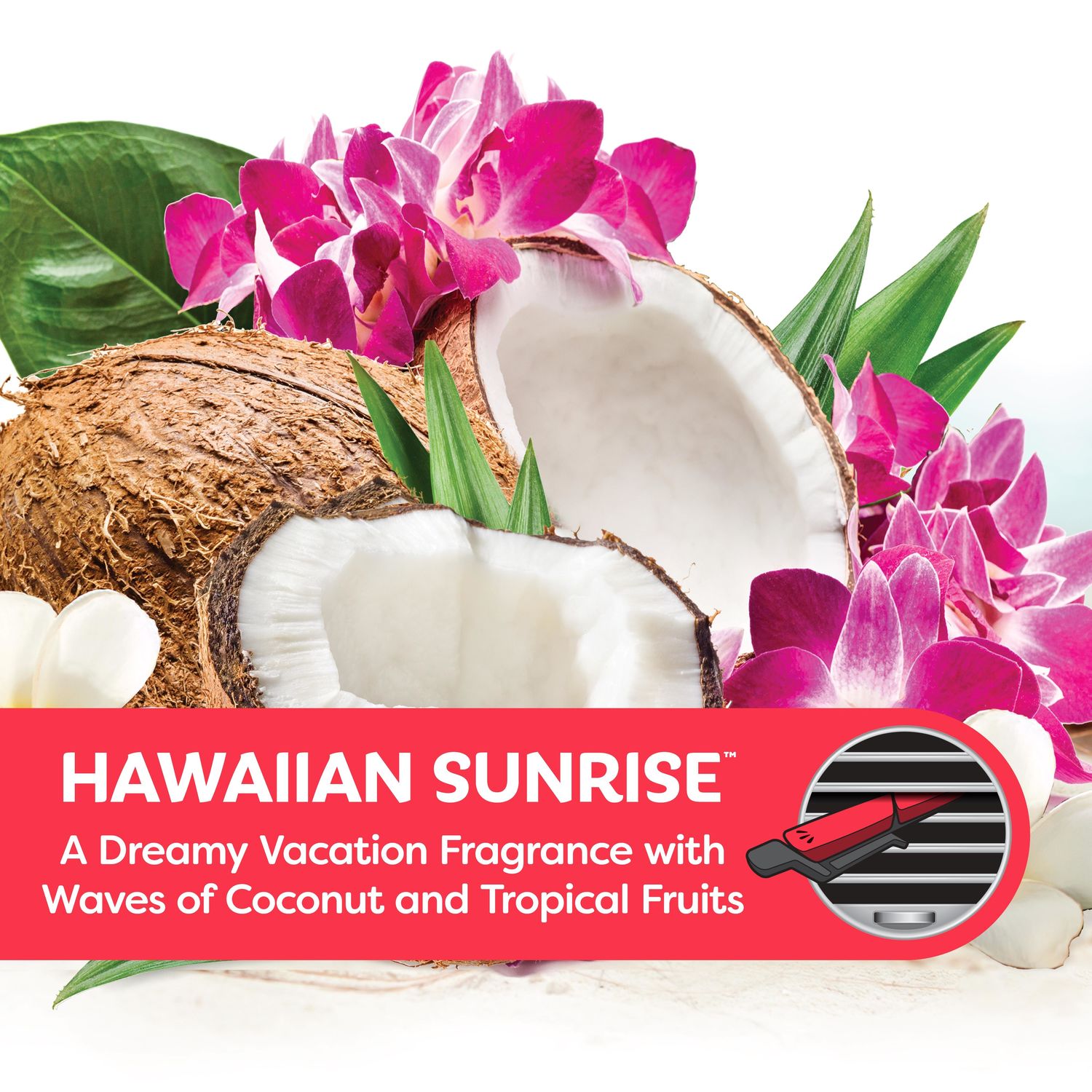 Refresh Your Car Hawaiian Sunrise Scent Vent Air Freshener 6 Pack