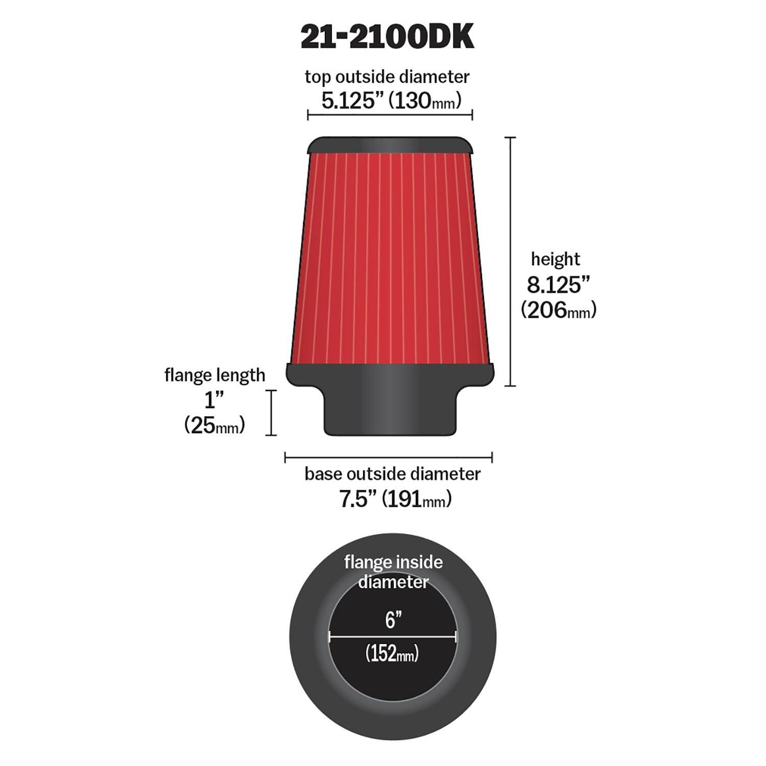 AEM Induction DryFlow Air Filter