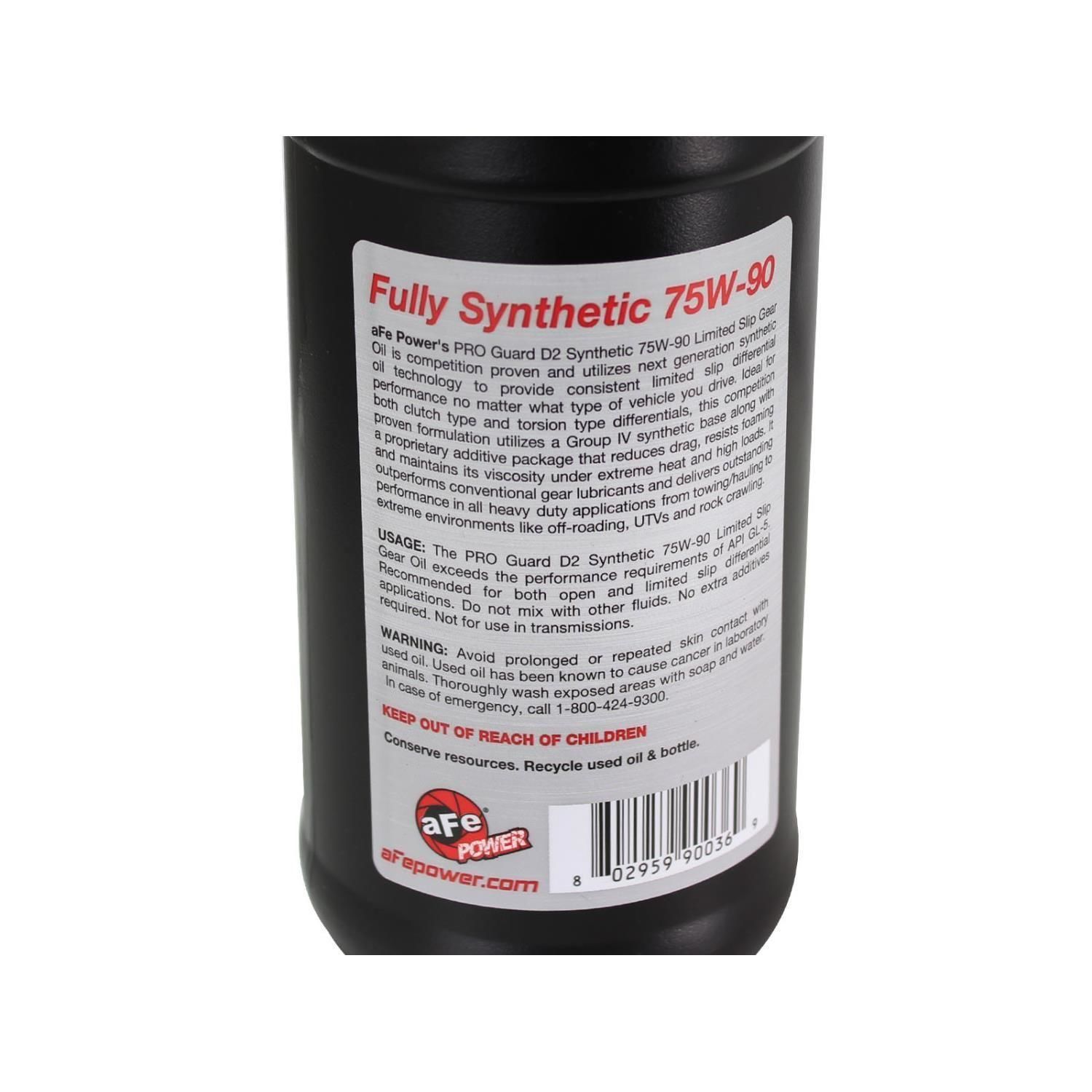 aFe Power 75W-90 Synthetic Gear Oil 1 Quart