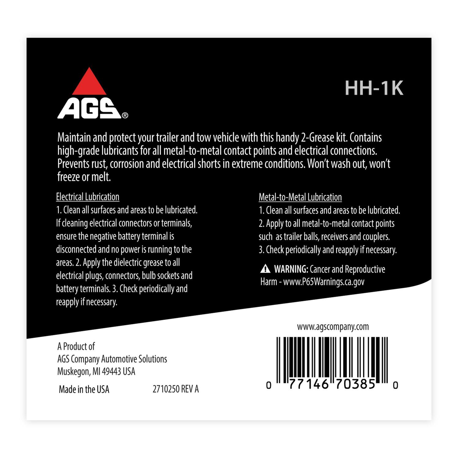 AGS Wheel Bearing Grease