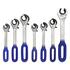AGS Ratcheting Line Wrench Set 7 Piece