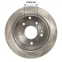 Duralast Disc Brake Rotor 31360