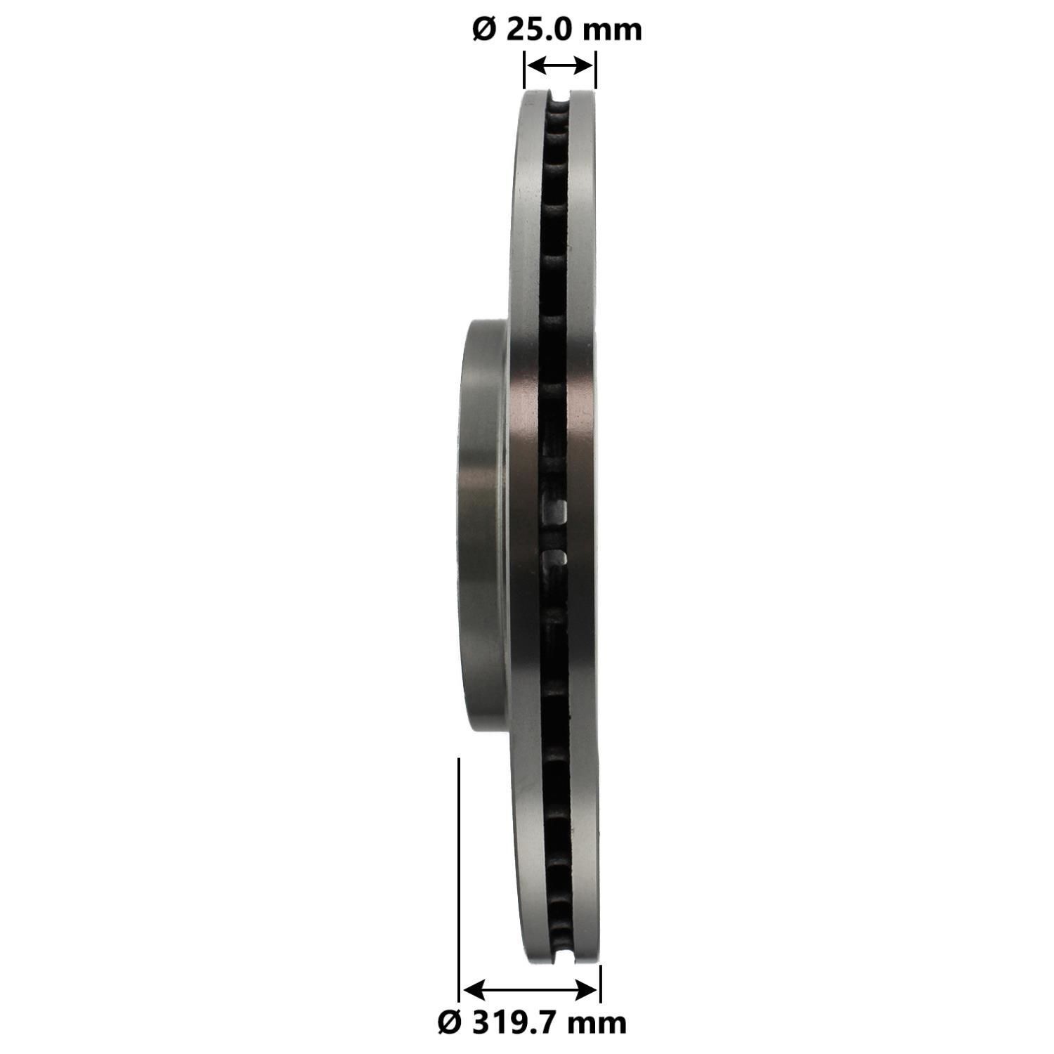 Duralast Disc Brake Rotor 31437