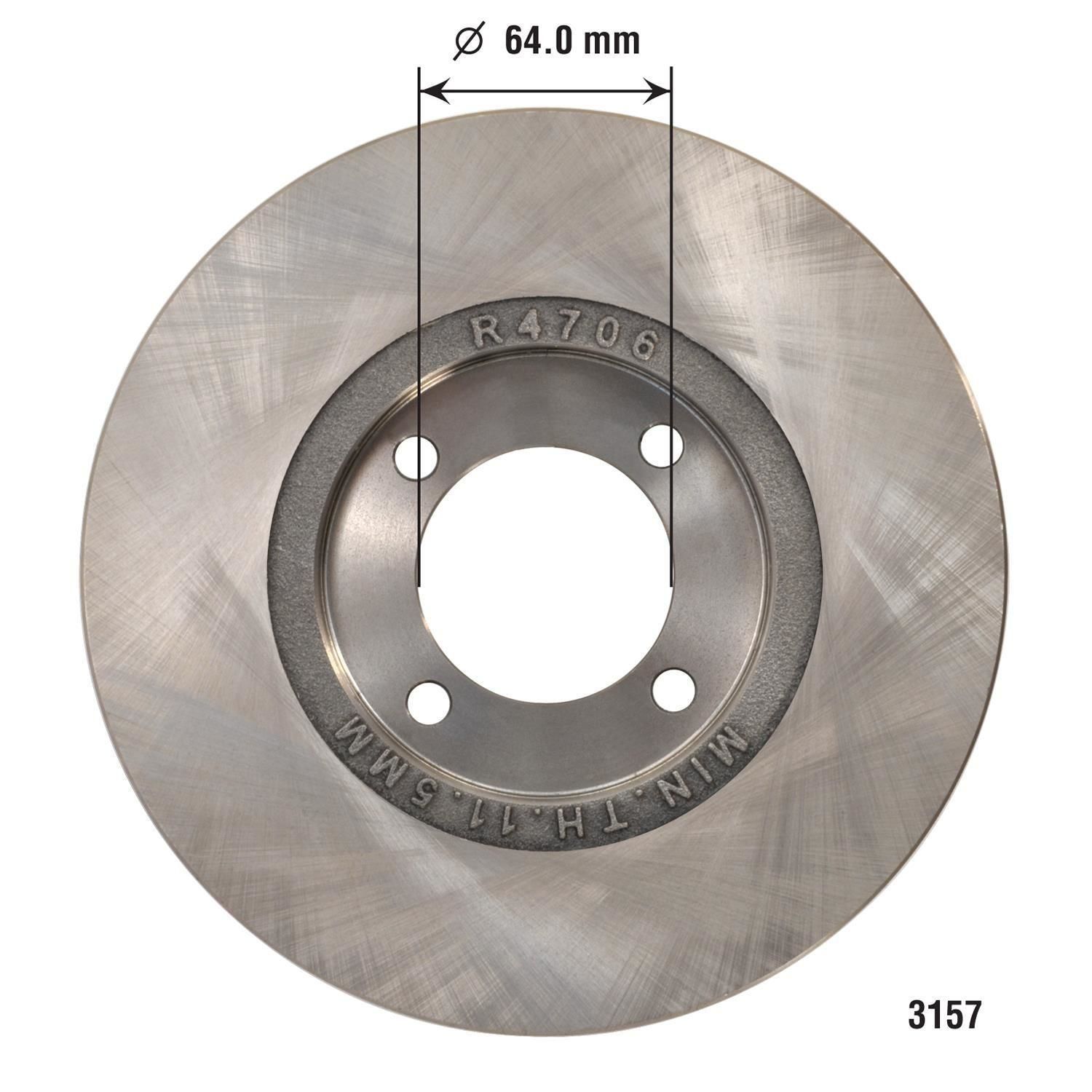Duralast Disc Brake Rotor 3157