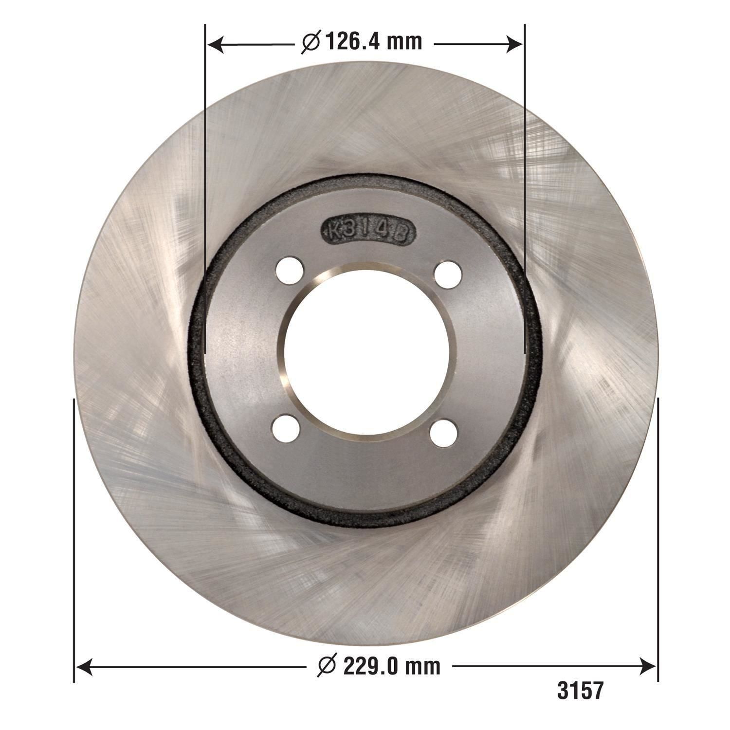 Duralast Disc Brake Rotor 3157