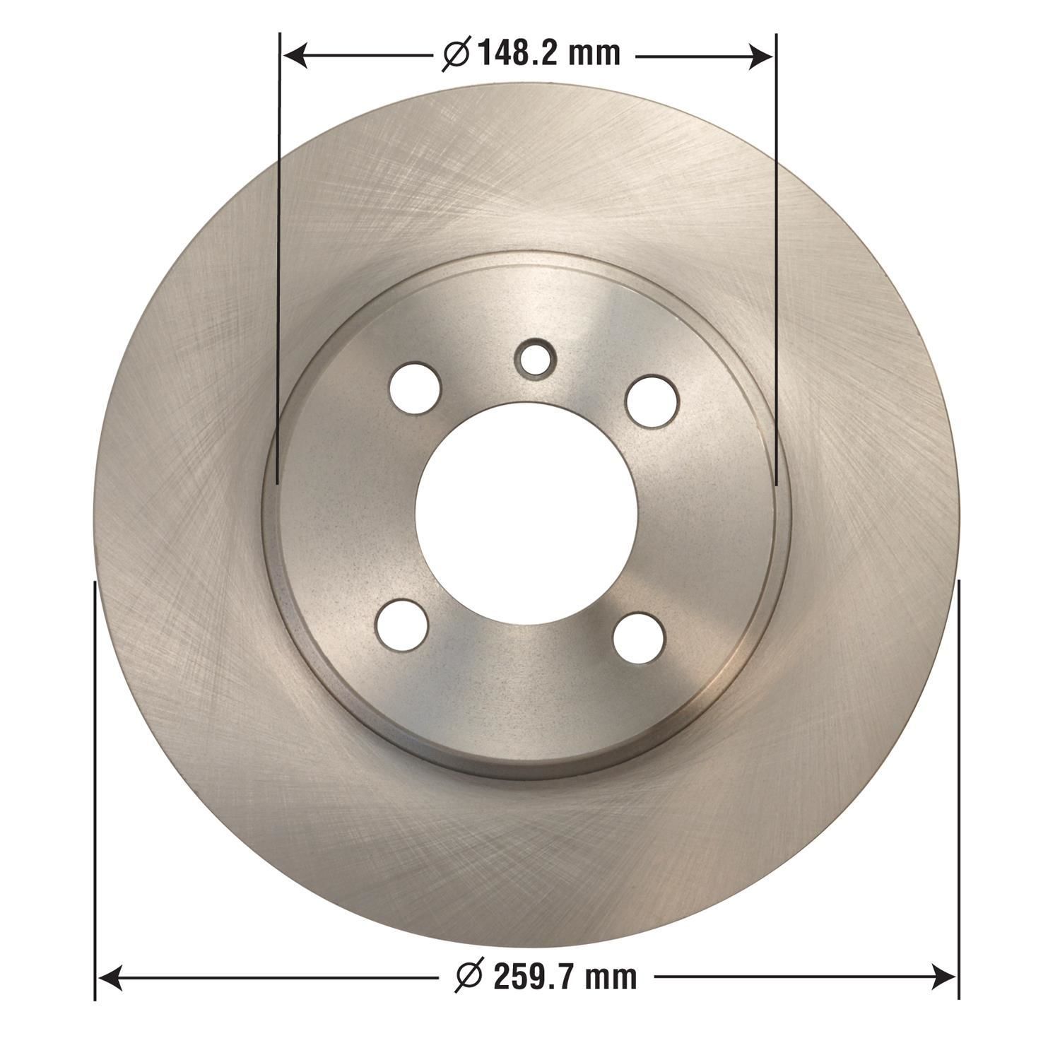 Duralast Disc Brake Rotor 3455