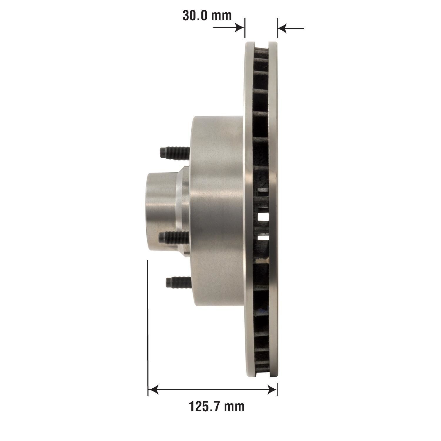 Duralast Disc Brake Rotor and Hub Assembly 43089