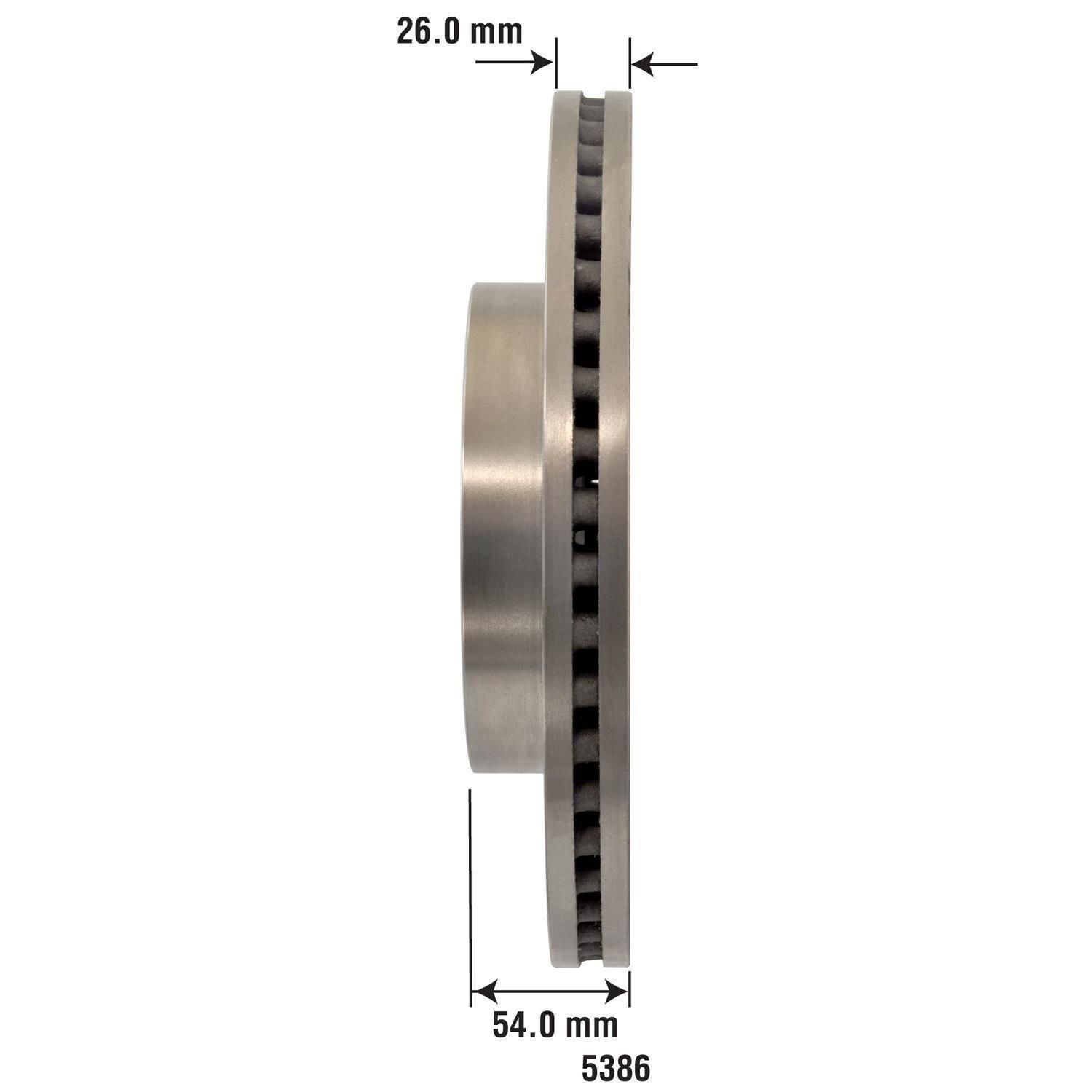 Duralast Disc Brake Rotor 5386