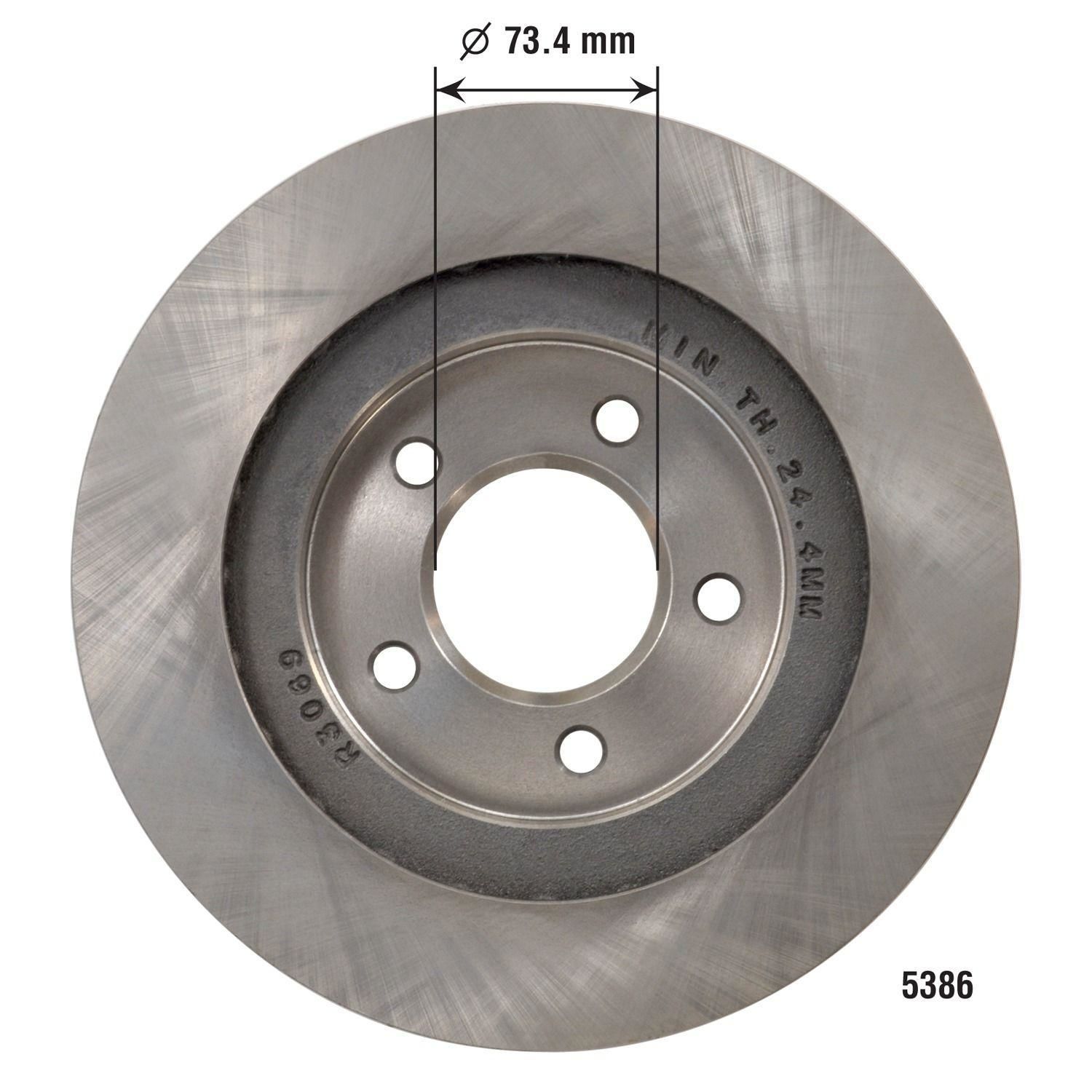 Duralast Disc Brake Rotor 5386