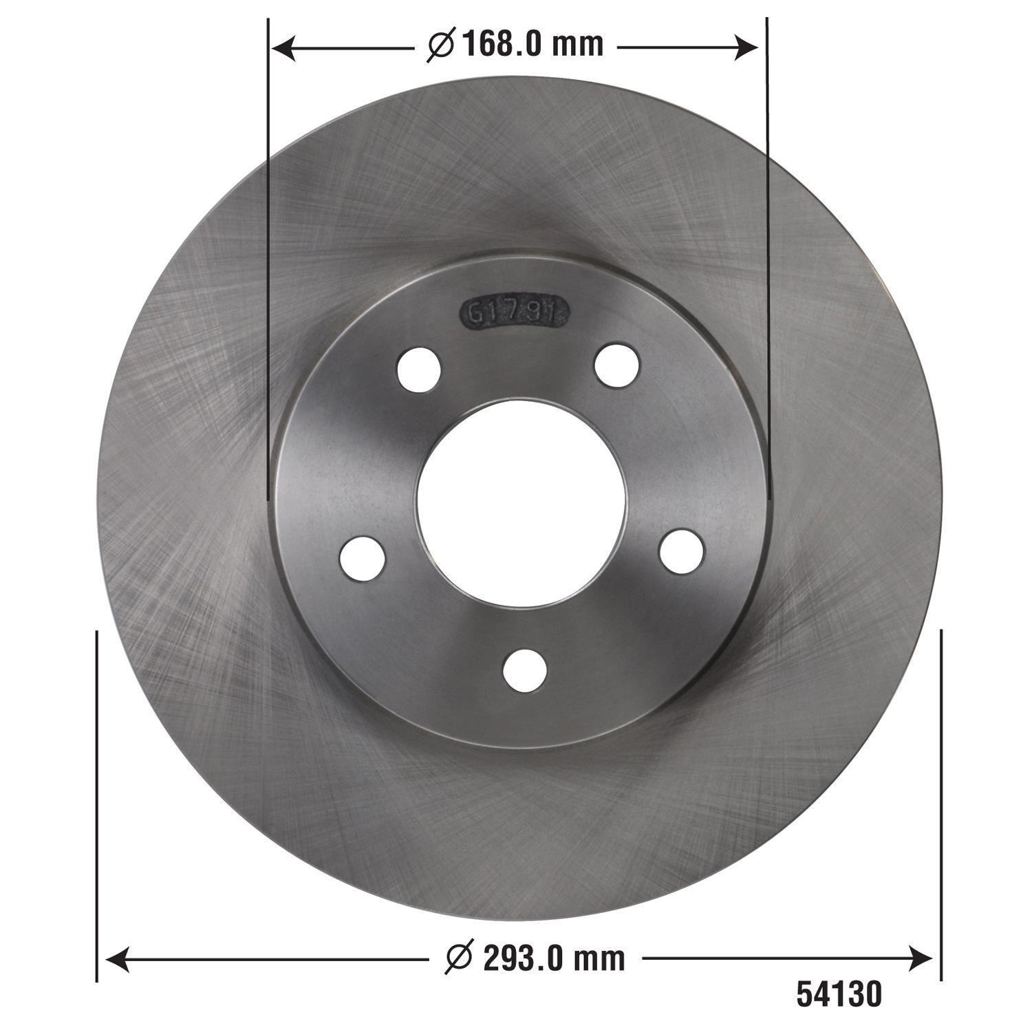 Duralast Disc Brake Rotor 54130