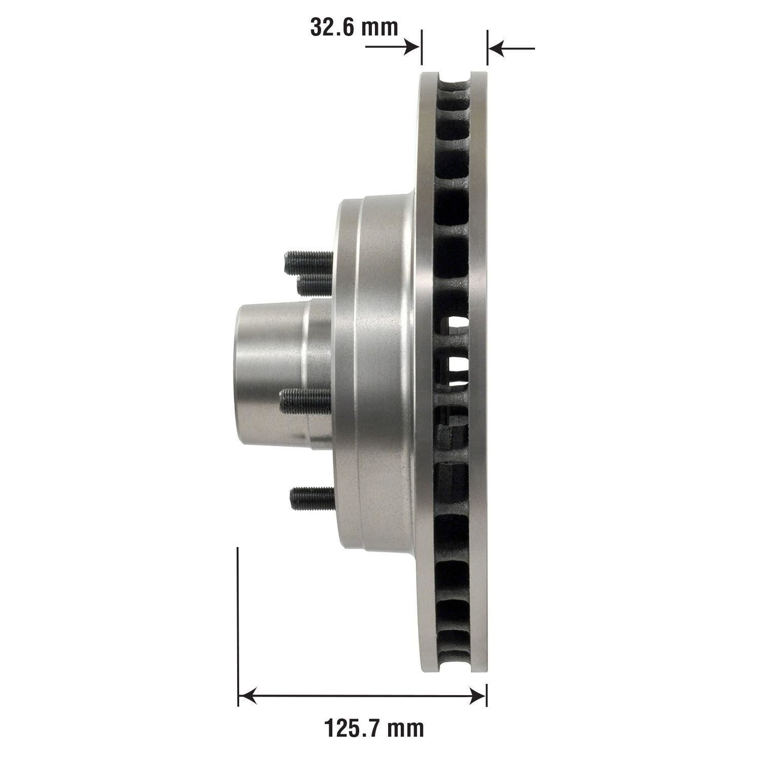 Duralast Disc Brake Rotor and Hub Assembly 5516