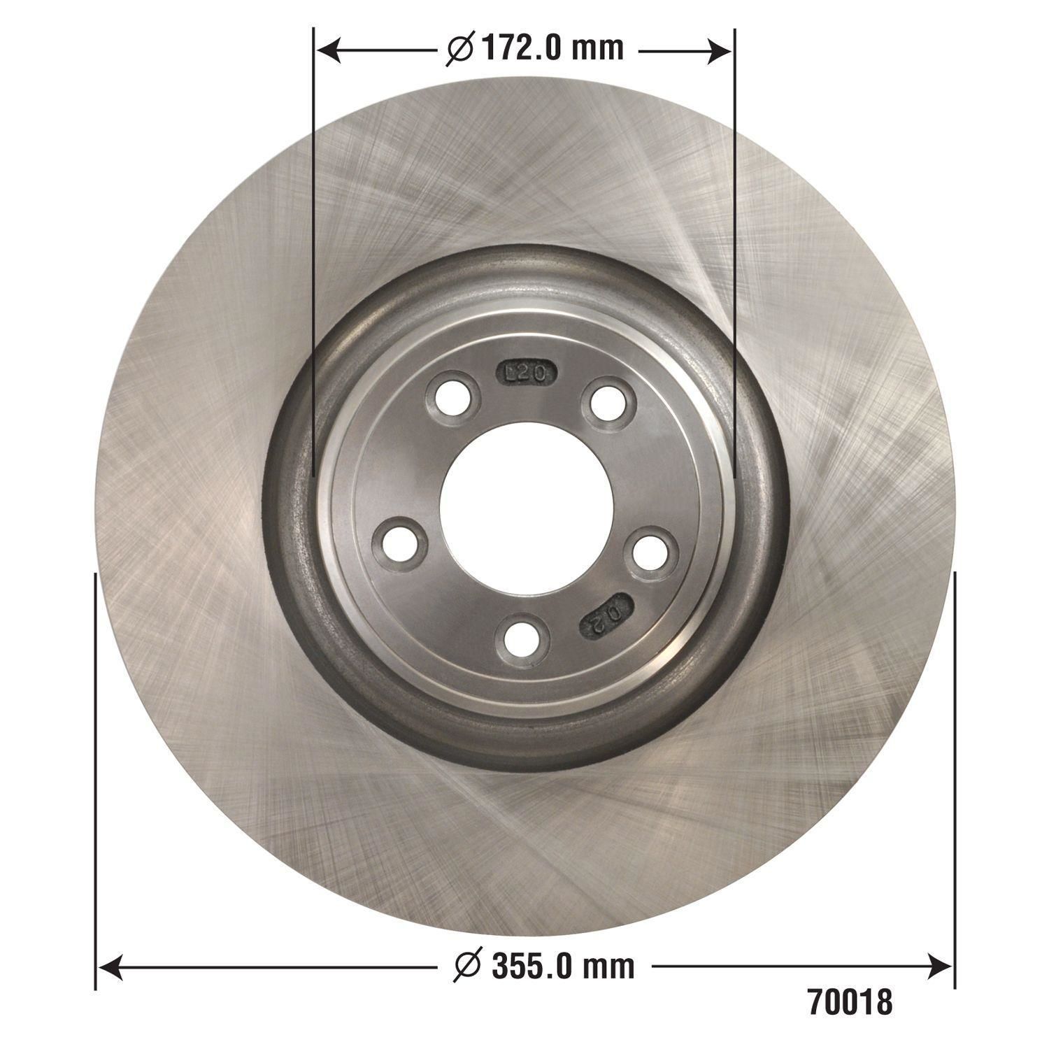 Duralast Disc Brake Rotor 70018