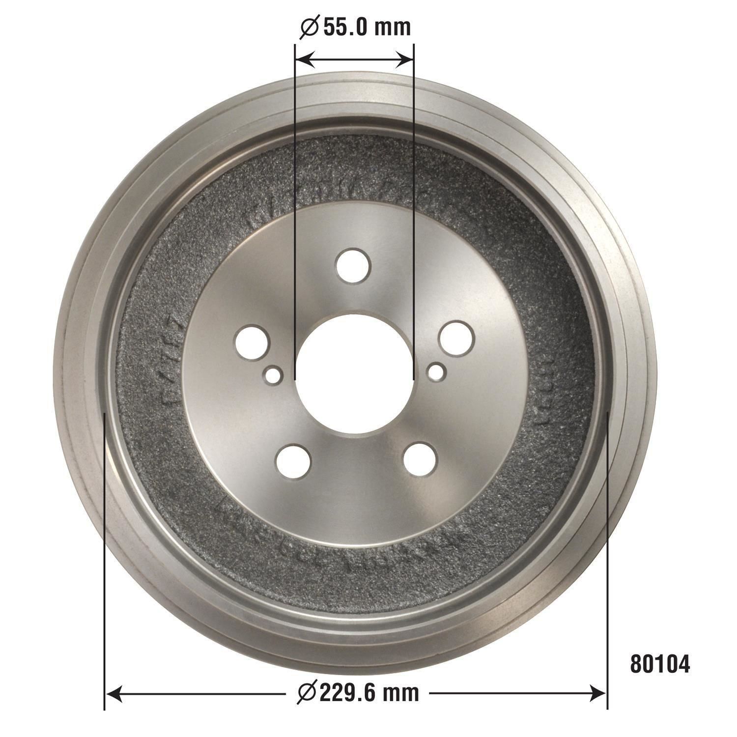 Duralast Brake Drum 80104