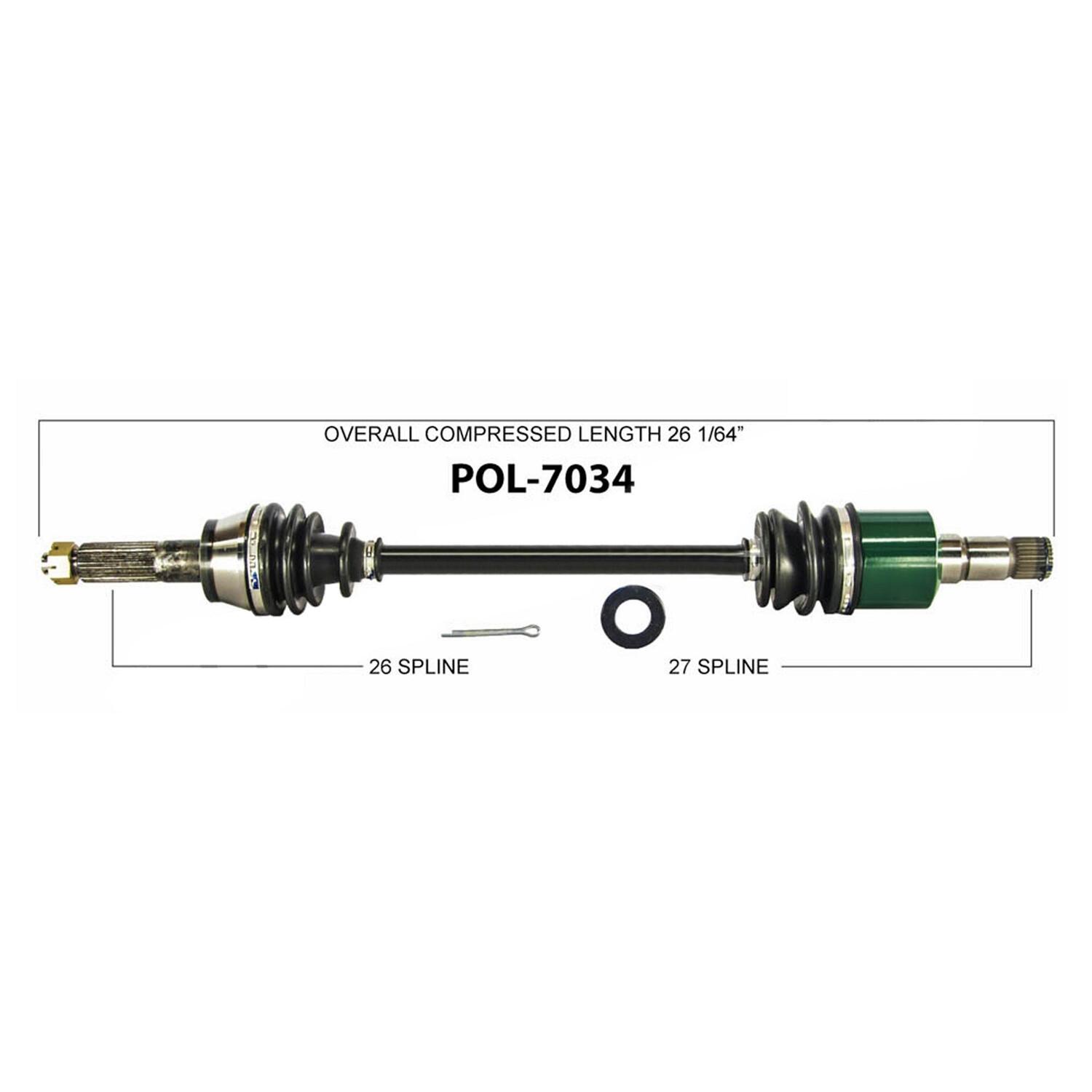 TrakMotive CV Axle Assembly POL-7034