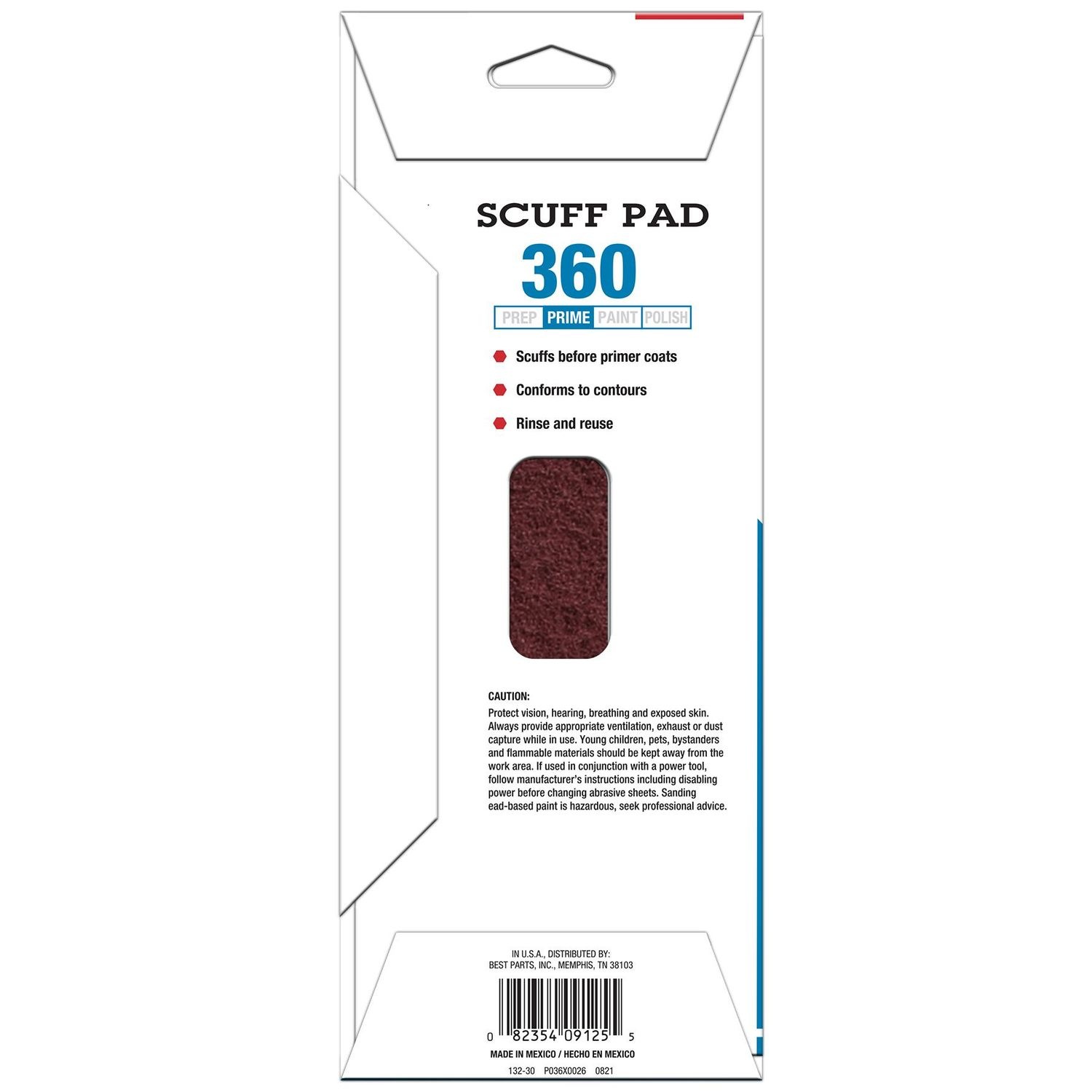 SureBilt Maroon Scuffing Pad