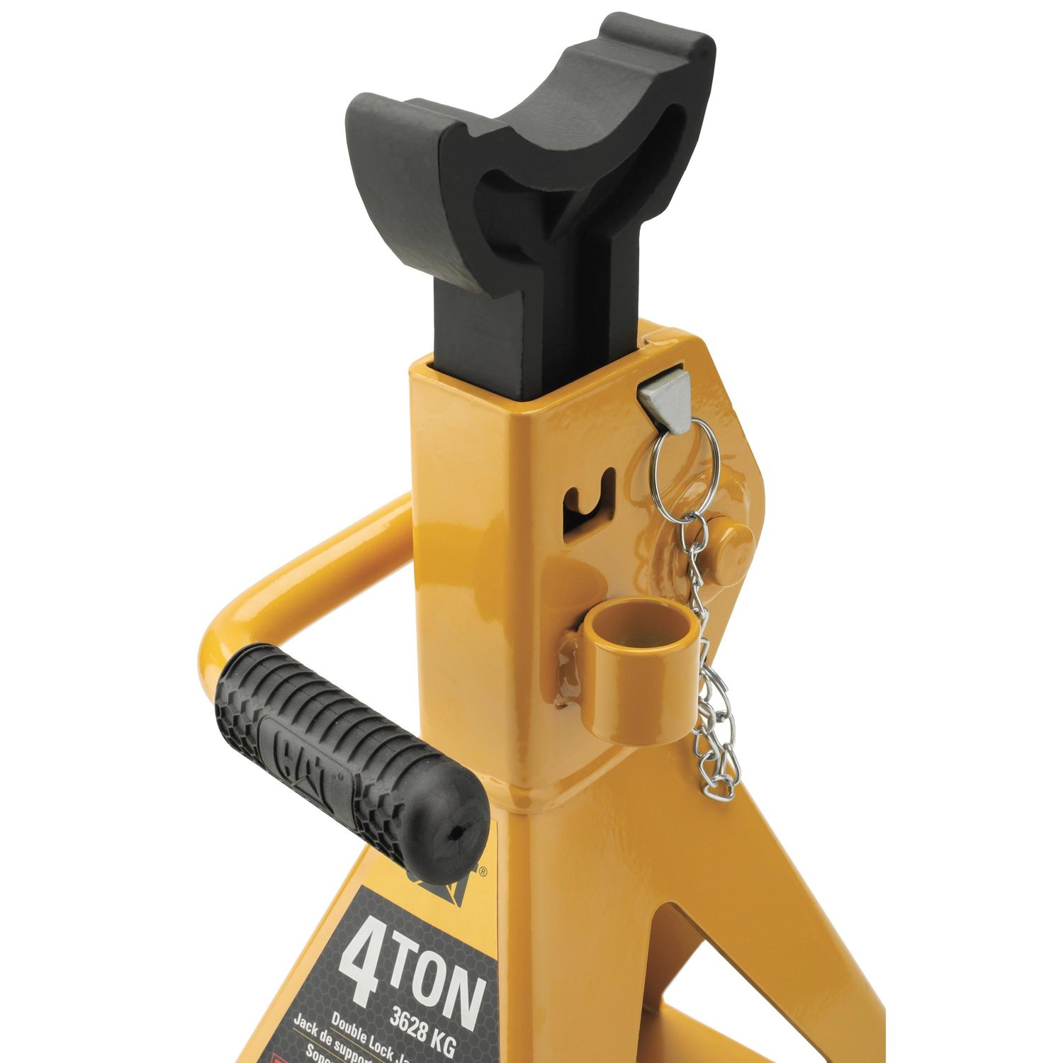 CAT 3 Ton Double Lock Jack Stand Set with Safety Pin Lock 2 Piece