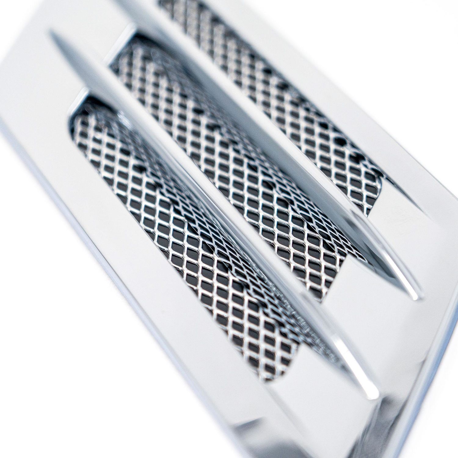 Alpena Chrome Dual Bar Vent 2 Piece