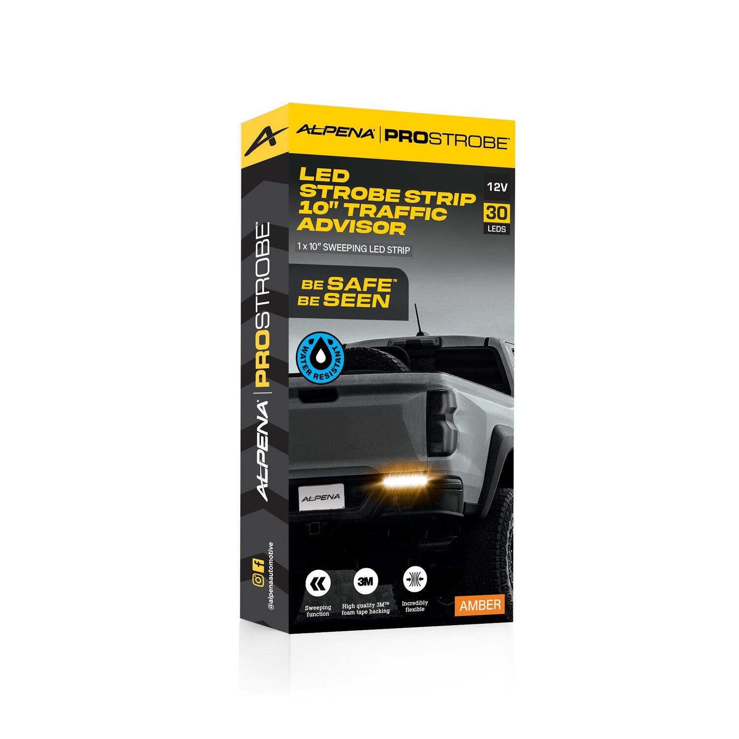 ProStrobe Traffic Advisor LED Strip 10ft with Sweeping Motion