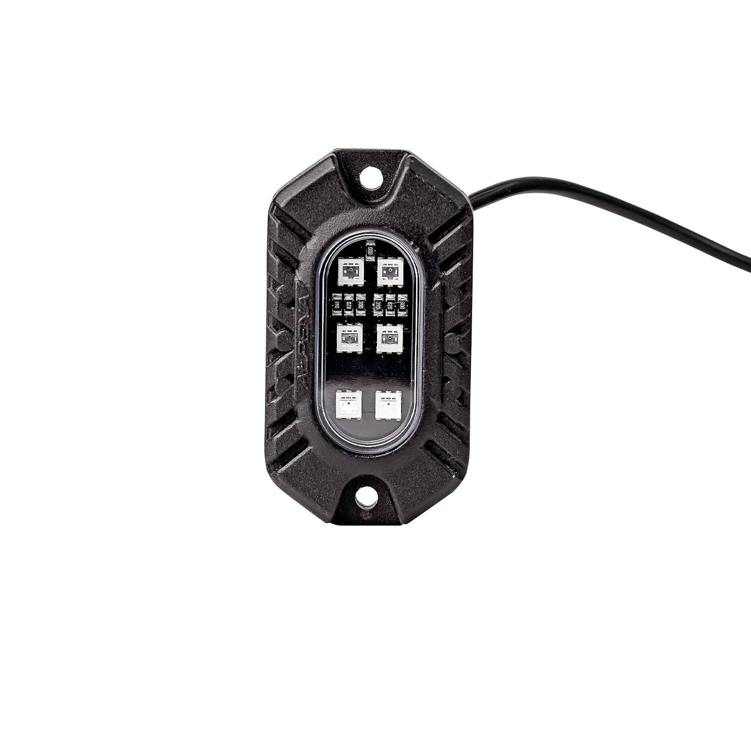 Alpena Multi-Color LED ToughPods RGB Rock Lights with Remote Controller