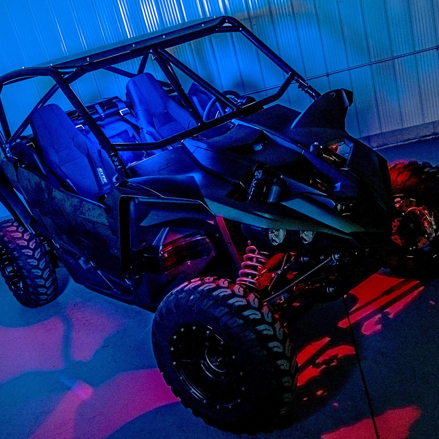 Alpena Multi-Color LED ToughPods RGB Rock Lights with Remote Controller
