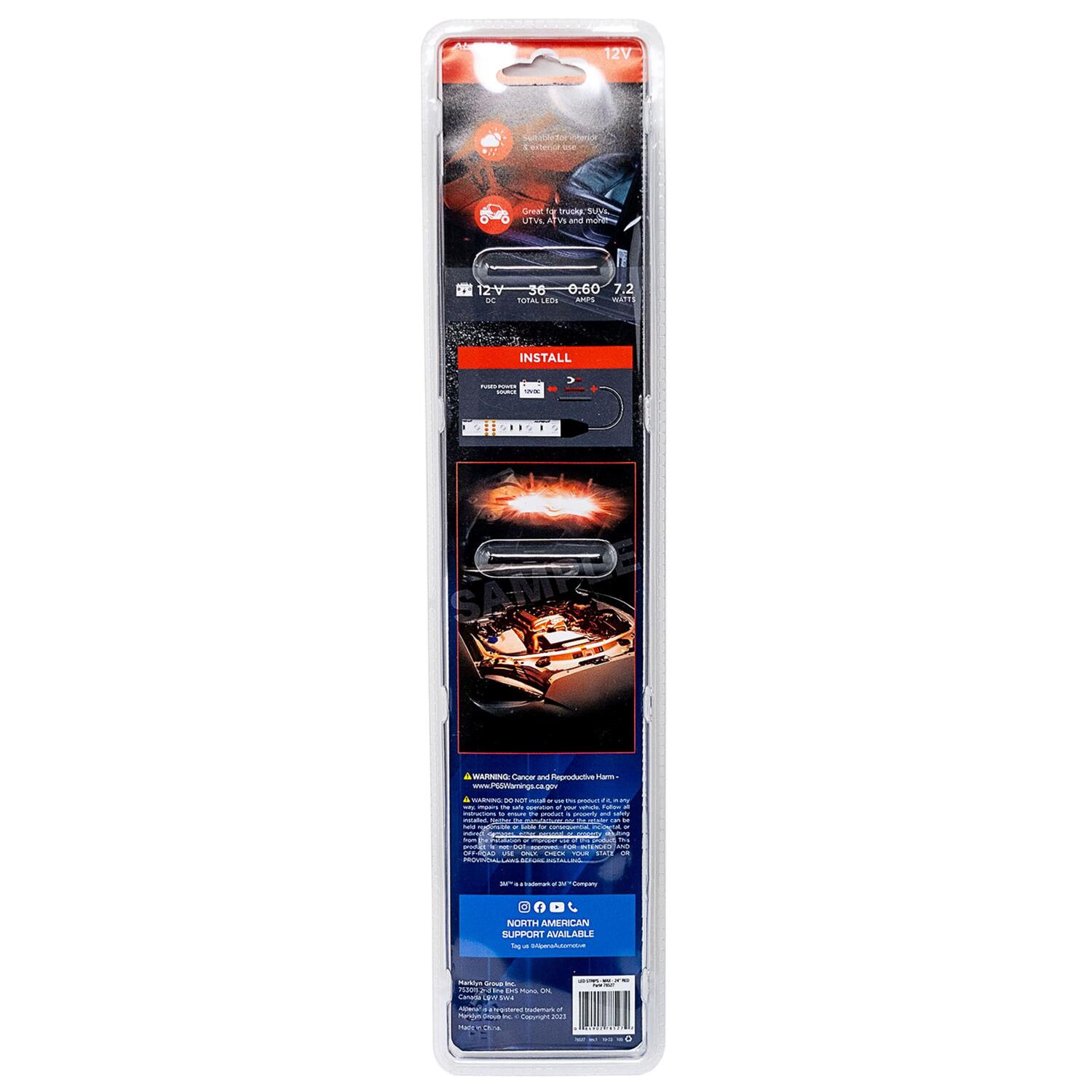 Alpena Red Max 24in Light Strip
