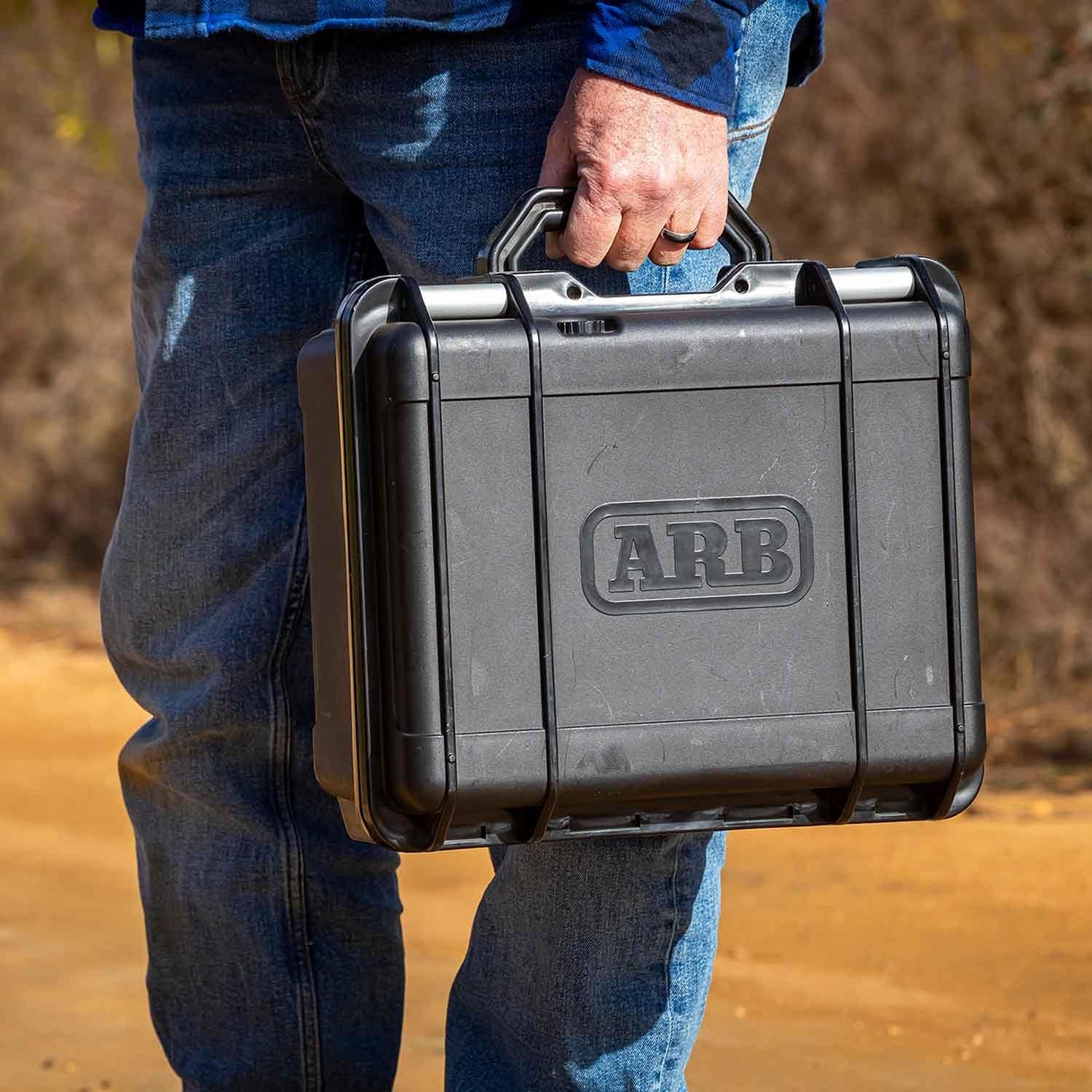 ARB 12 Volt Portable 100 PSI Max Pressure Air Compressor with Battery ...