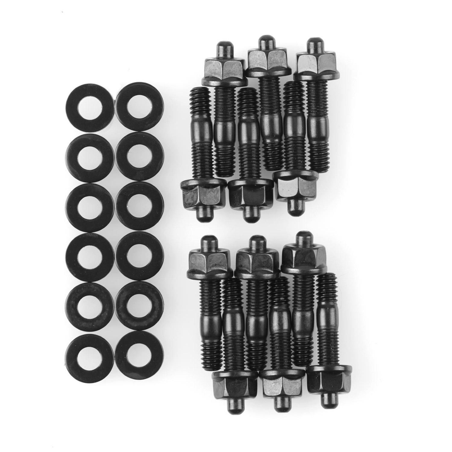 ARP Auto Racing 7/16in Hex Socket Size Black Oxide Valve Cover Stud Kit