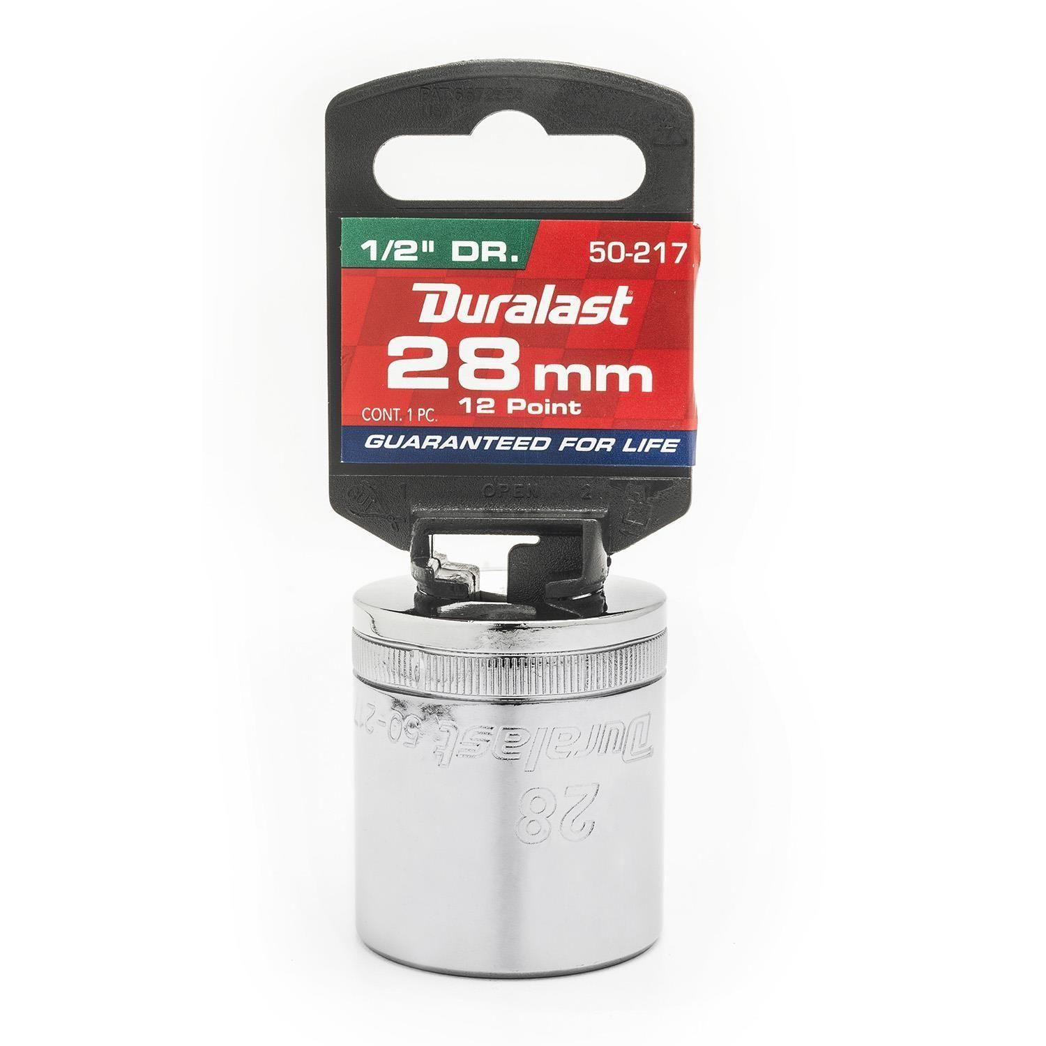 Duralast 1/2in Drive 28mm Socket