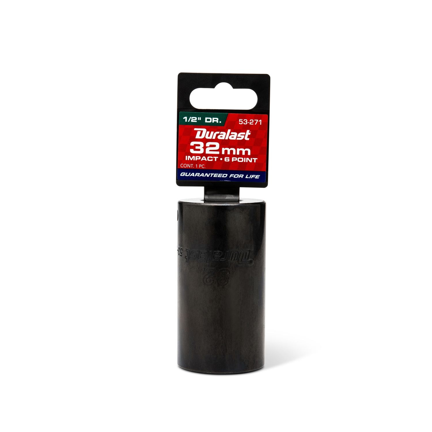 Duralast 1/2in Drive 32mm 6 Point Metric Deep Impact Socket