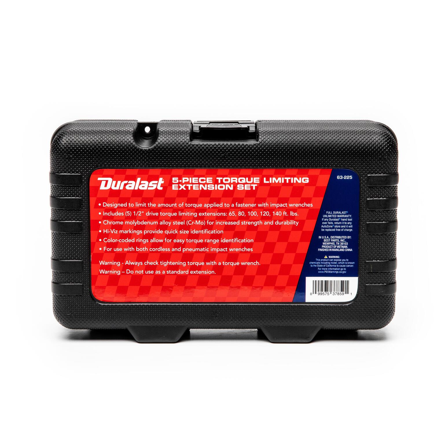 Duralast Socket Extension Bar Set 63-225