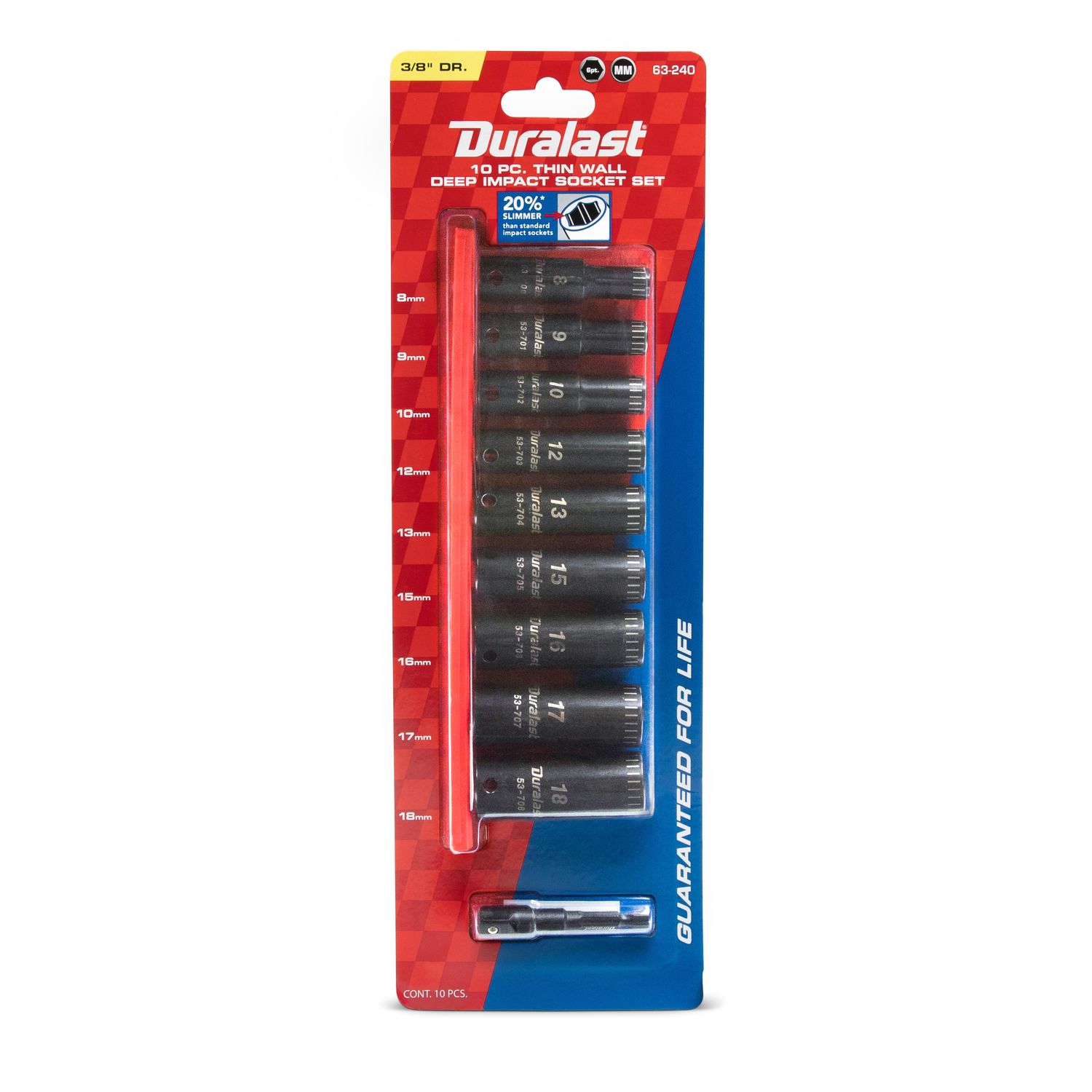 Duralast impact socket set store