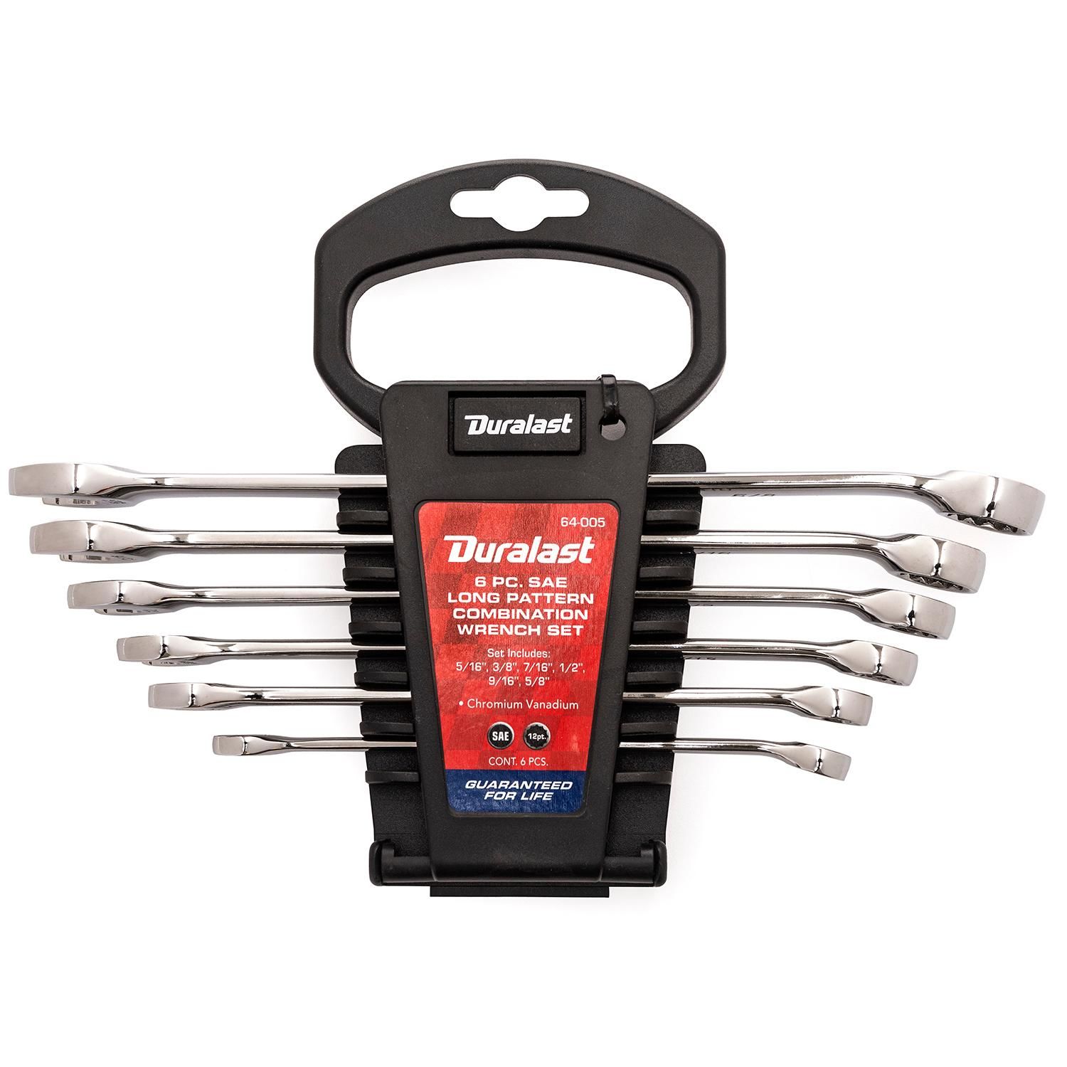 Duralast SAE Combination Wrench Set 6 Piece