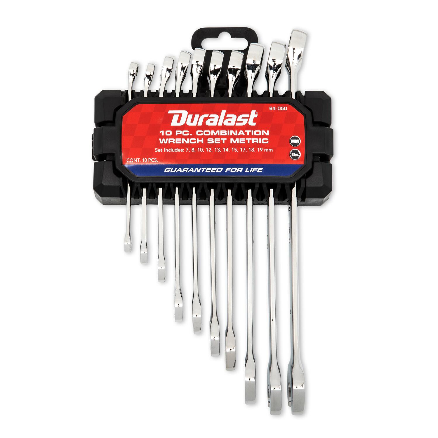 Duralast Metric Combination Wrench Set 10 Piece