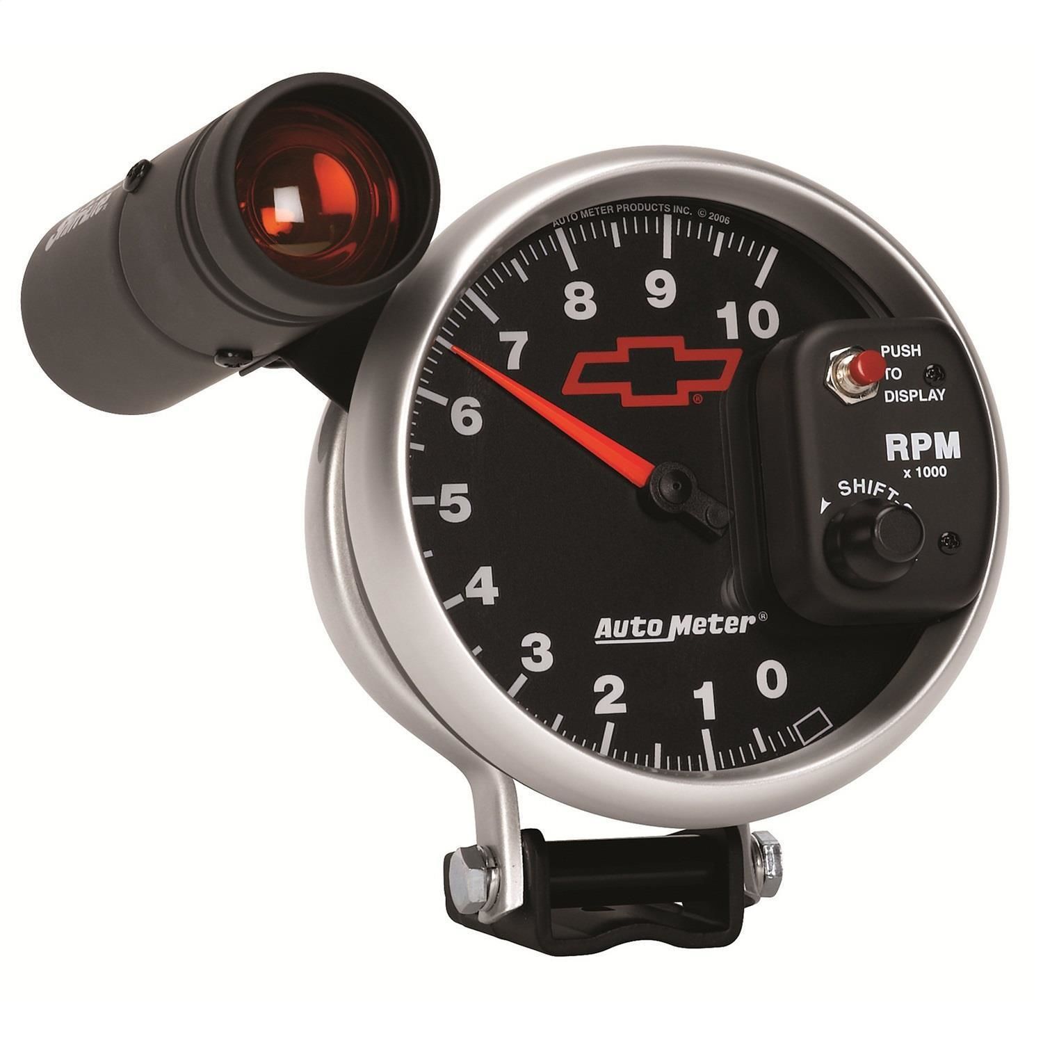 AutoMeter 5in 0-10,000 RPM Black Tachometer Gauge