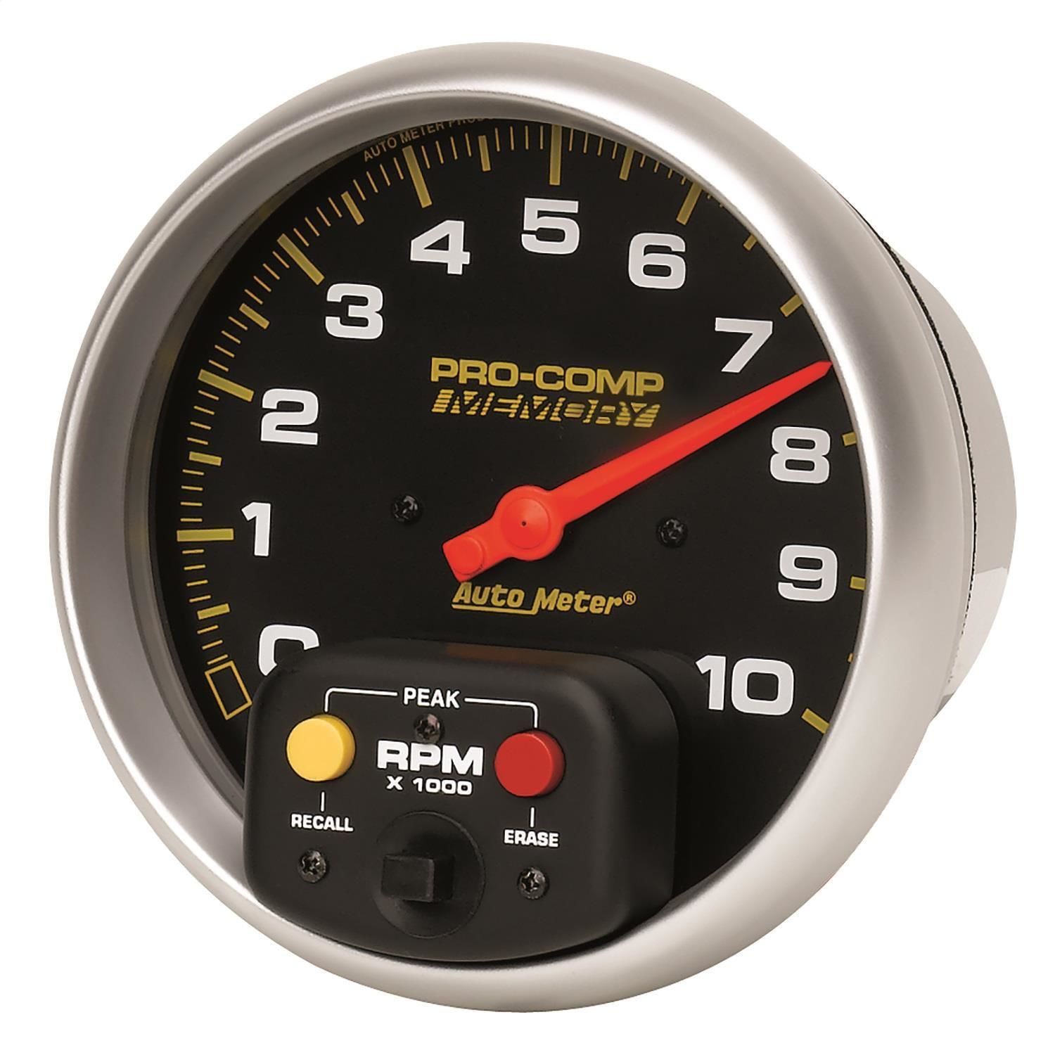 AutoMeter 5in 0-10,000 RPM Black Pro-Competition Tachometer Gauge
