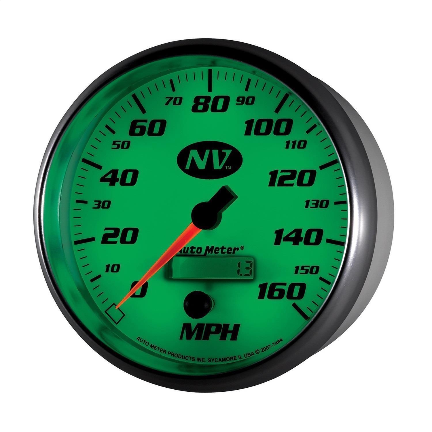 AutoMeter 5in 0-160 MPH Electric Programmable Speedometer Gauge