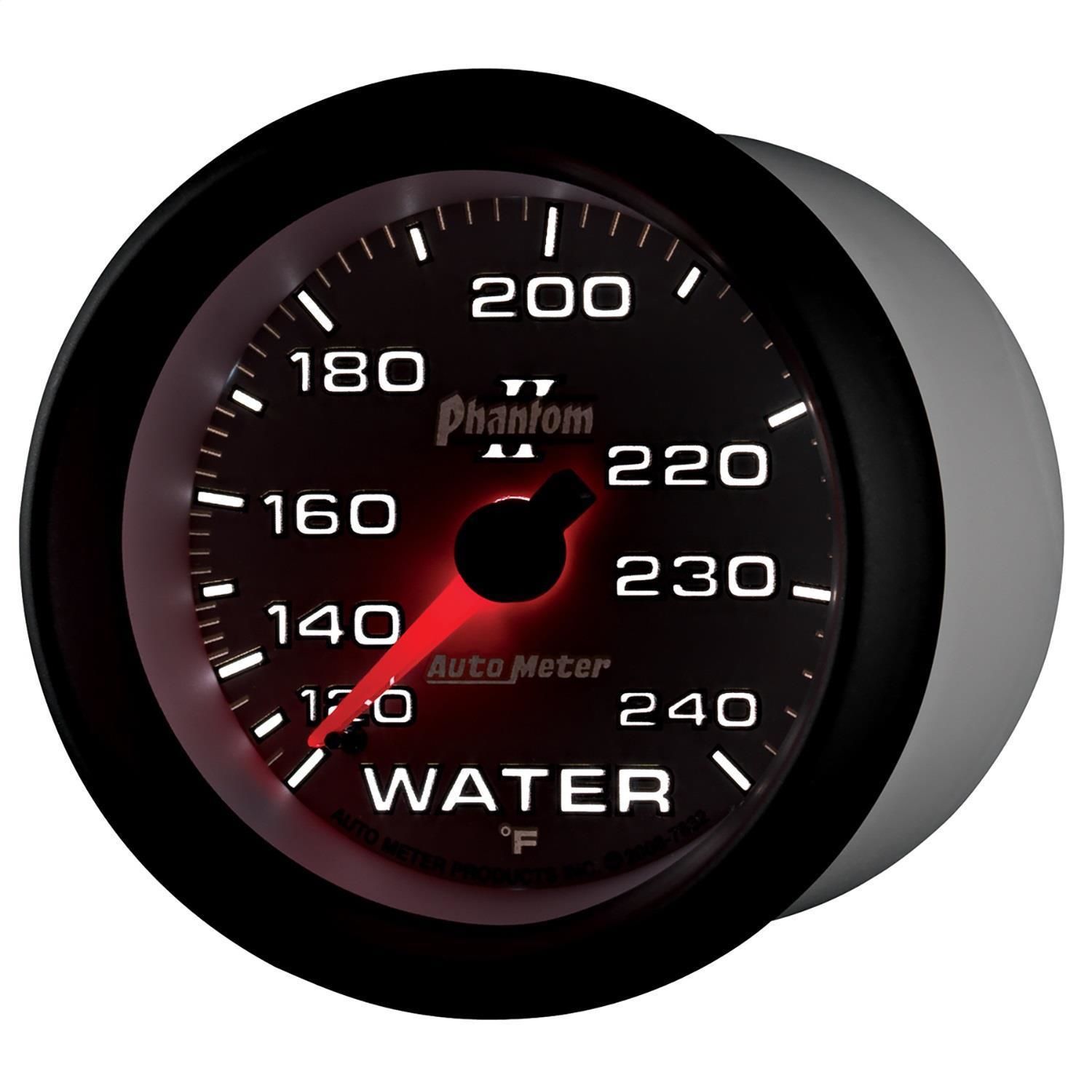 AutoMeter 2 5/8in 120-240 Degree Phantom II Mechanical Temperature Gauge