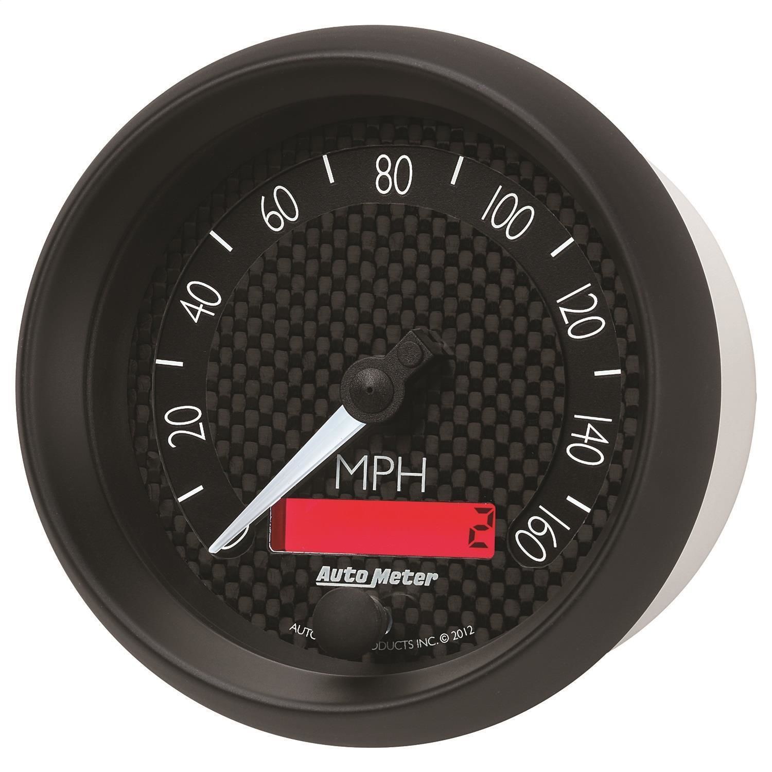 AutoMeter 3 3/8in 0-160 MPH GT Programmable Speedometer Gauge