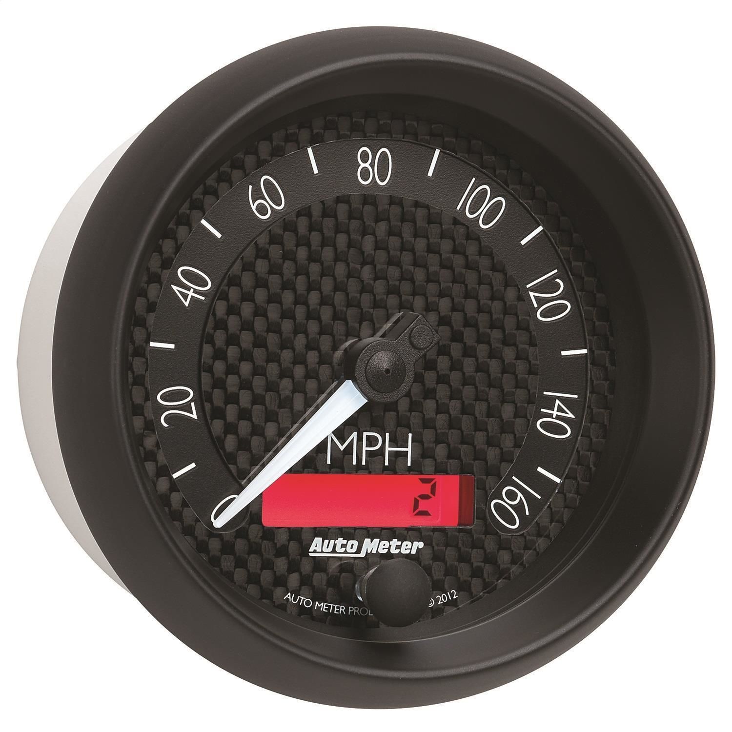 AutoMeter 3 3/8in 0-160 MPH GT Programmable Speedometer Gauge