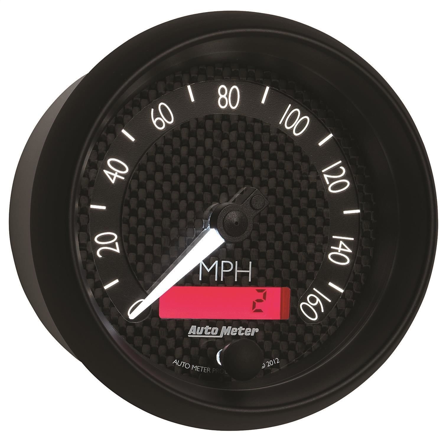 AutoMeter 3 3/8in 0-160 MPH GT Programmable Speedometer Gauge