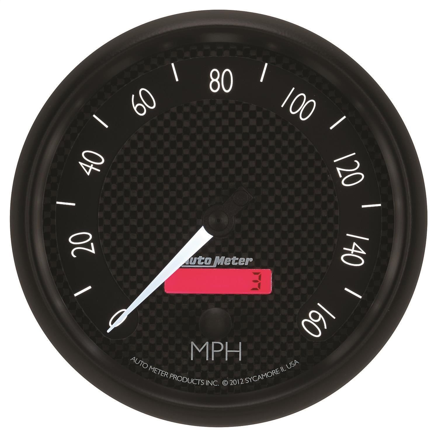 AutoMeter 5in 0-160 MPH GT Programmable Speedometer Gauge