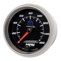 AutoMeter 3 3/8in 0-160 MPH Black Mopar Electric Speedometer Gauge